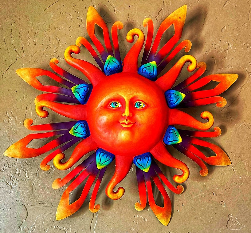 Smiling Sun Face